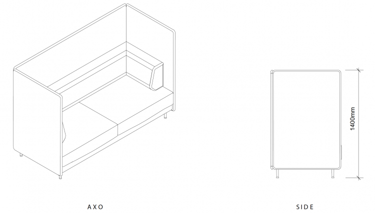 Private Sofa | Sofa | For the modern office | Icons of Denmark