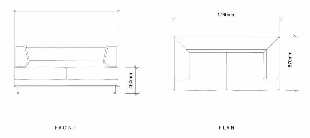 Private Sofa | Sofa | For the modern office | Icons of Denmark