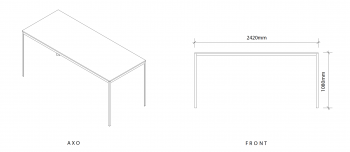Kant High Table | Meeting Tables | Hee Welling | Icons of Denmark