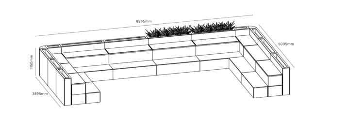 BLOX Tiered Seating | System Design | Icons of Denmark